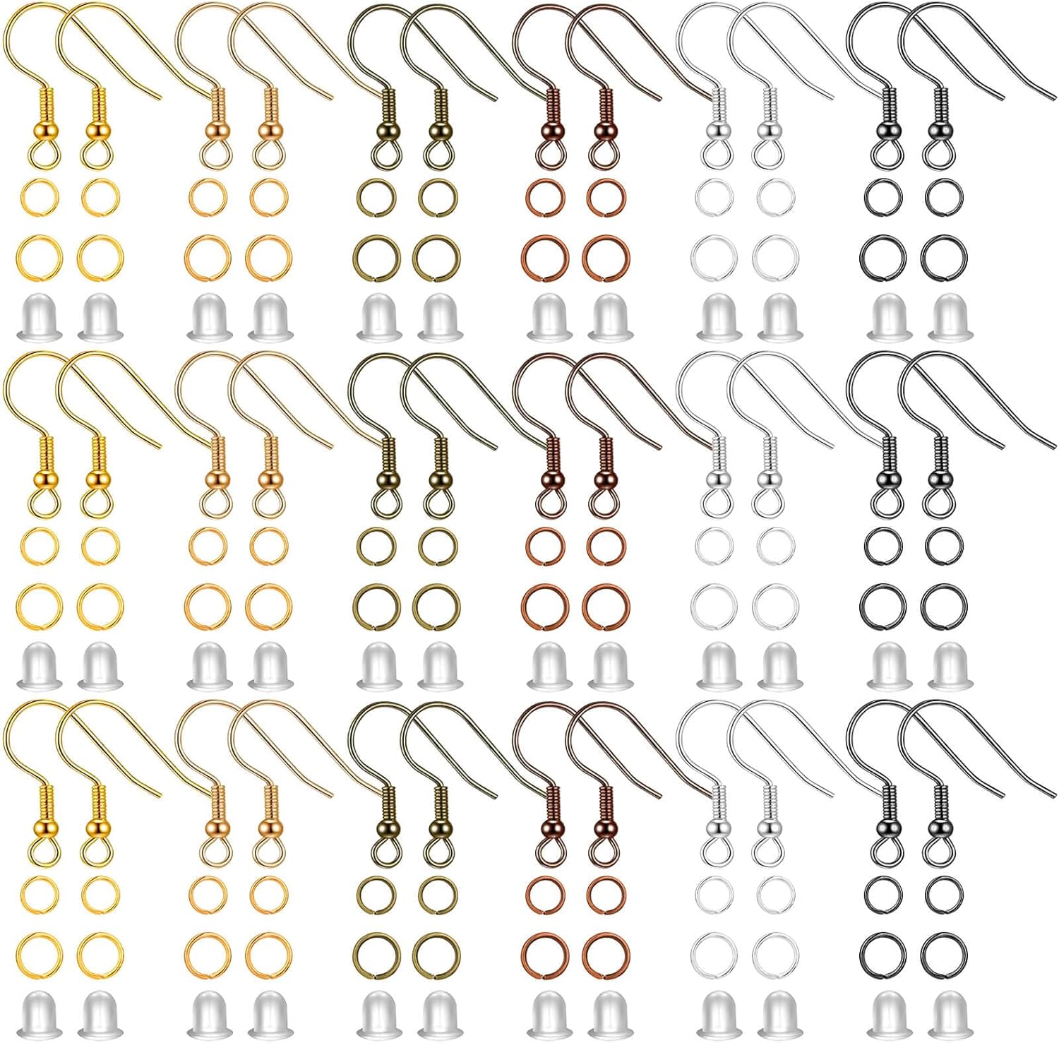 Amazon.com: Cridoz 960PCS Earrings Making Supplies Kit with 240PCS ...