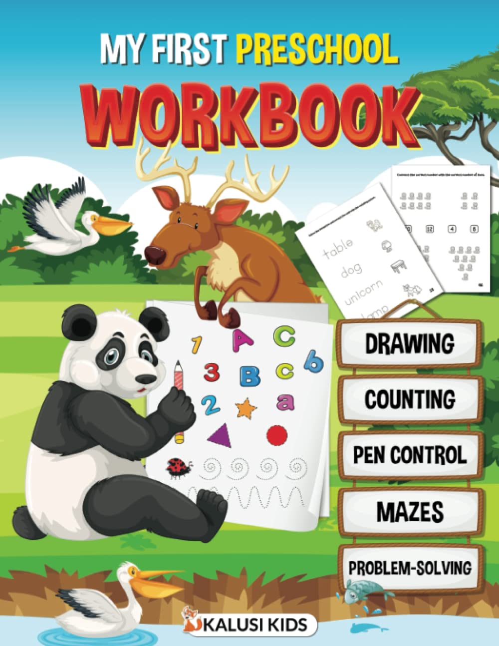 My First Preschool workbook: Let’s learn School Skills! - Creative ...
