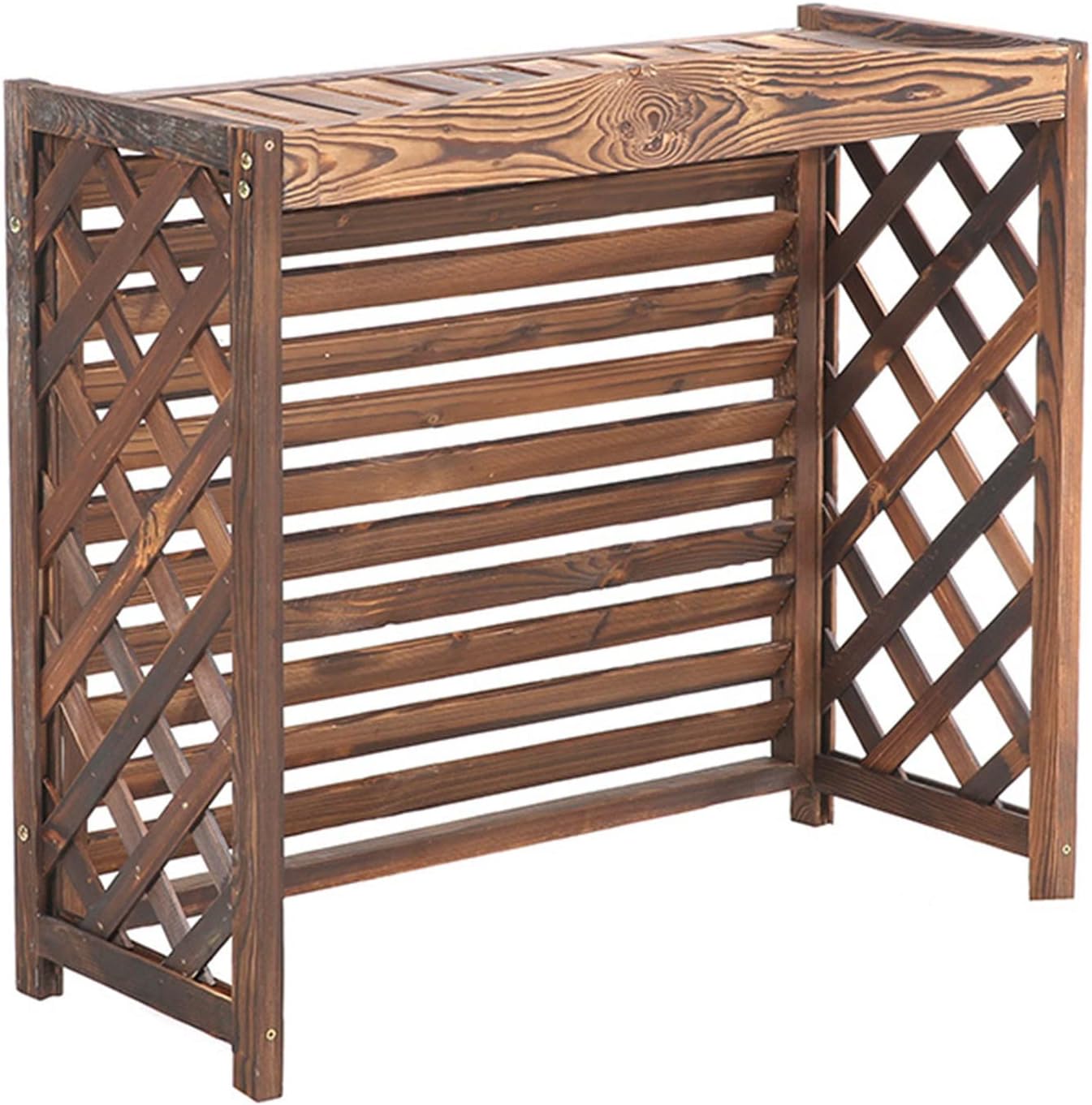 HRXQSHH Bois Massif Cache Climatiseur Extérieur, Climatisation Cadre ...