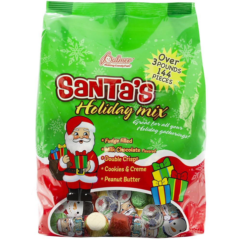 Amazon.com: Palmer Milk Chocolate Christmas Mixes, Crisp and Crunchy ...