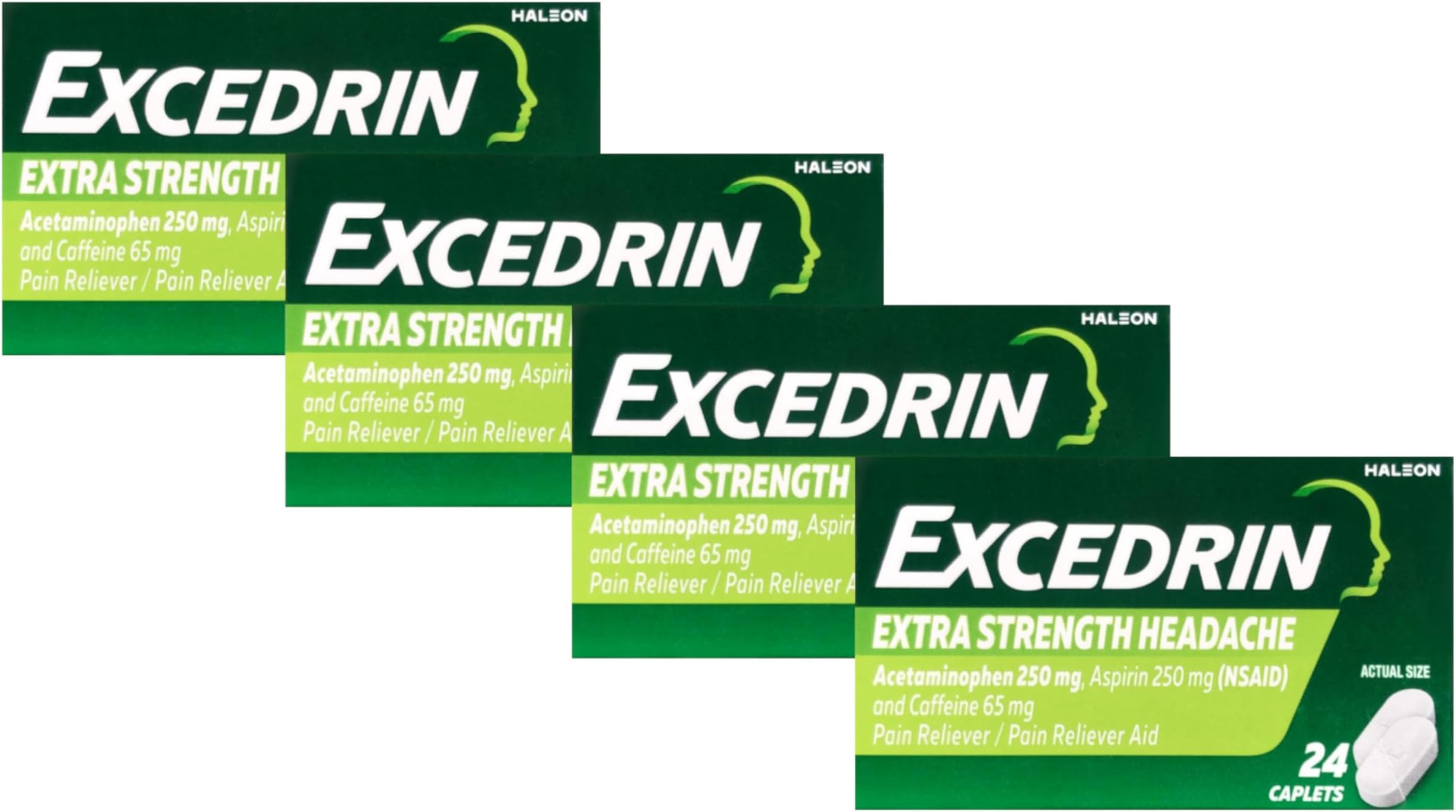 Amazon.com: Excedrin Extra Strength, Acetaminophen, Aspirin (NSAID) and ...