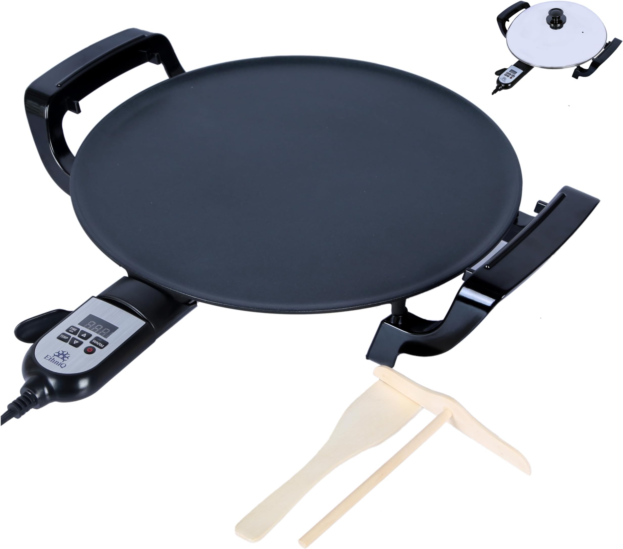 Amazon.com: Ethniq 16" Electric Griddle for Ethiopian Injera, Somalian ...