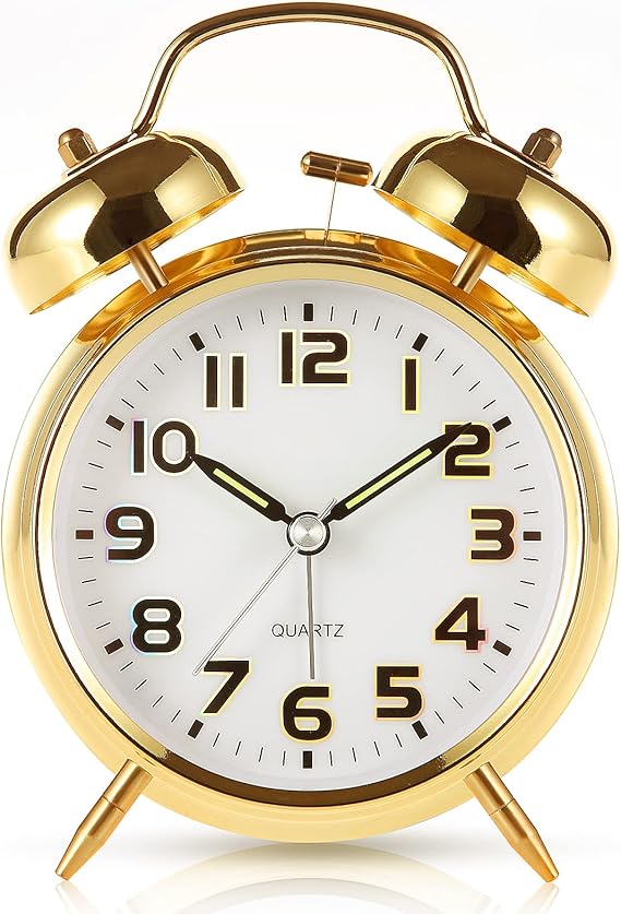 Amazon.com: Tetino Super Loud Alarm Clock for Heavy Sleepers,4 inches ...