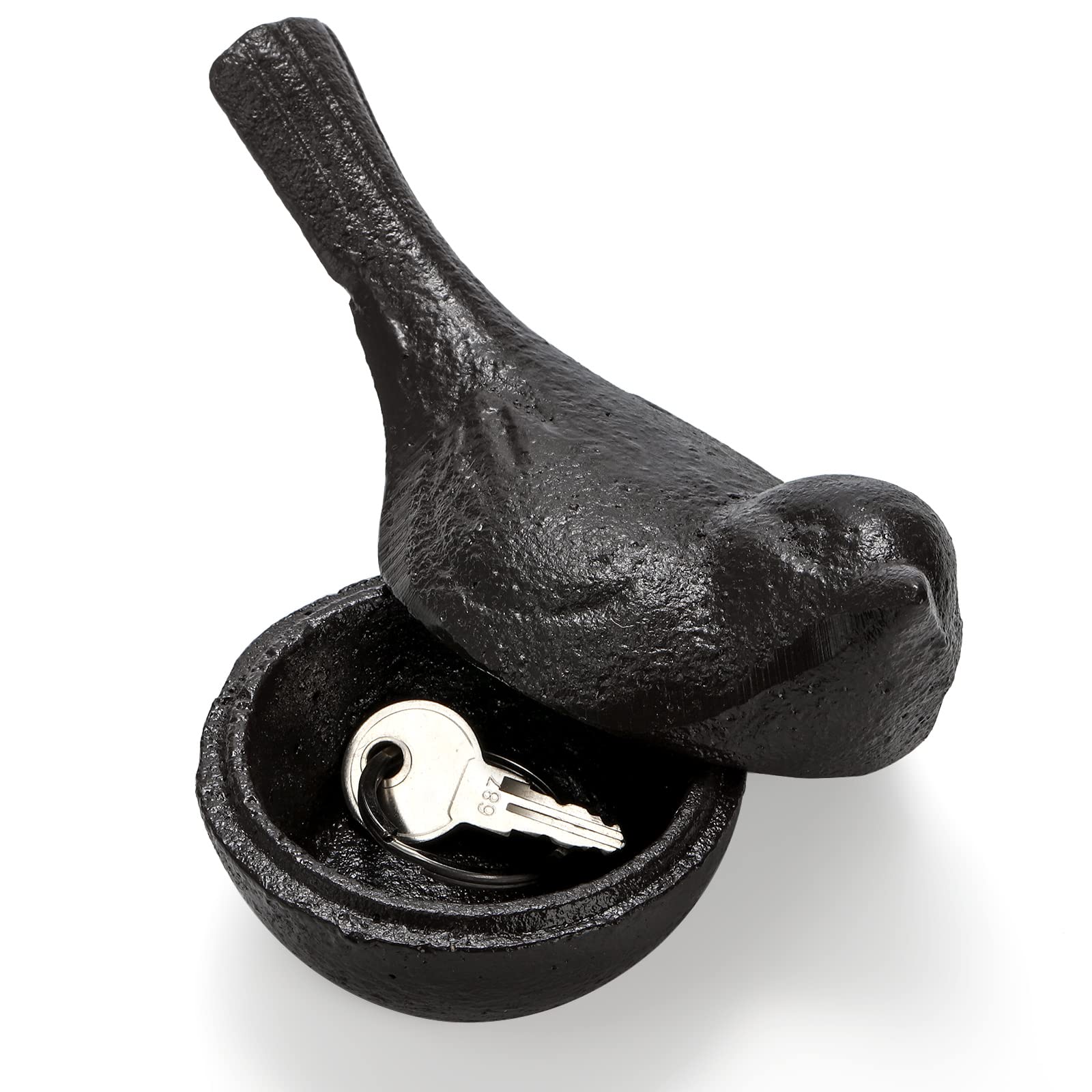 Amazon.com: Pumtus Cast Iron Key Hider, Bird Hide-a-Key Holder, Outdoor ...