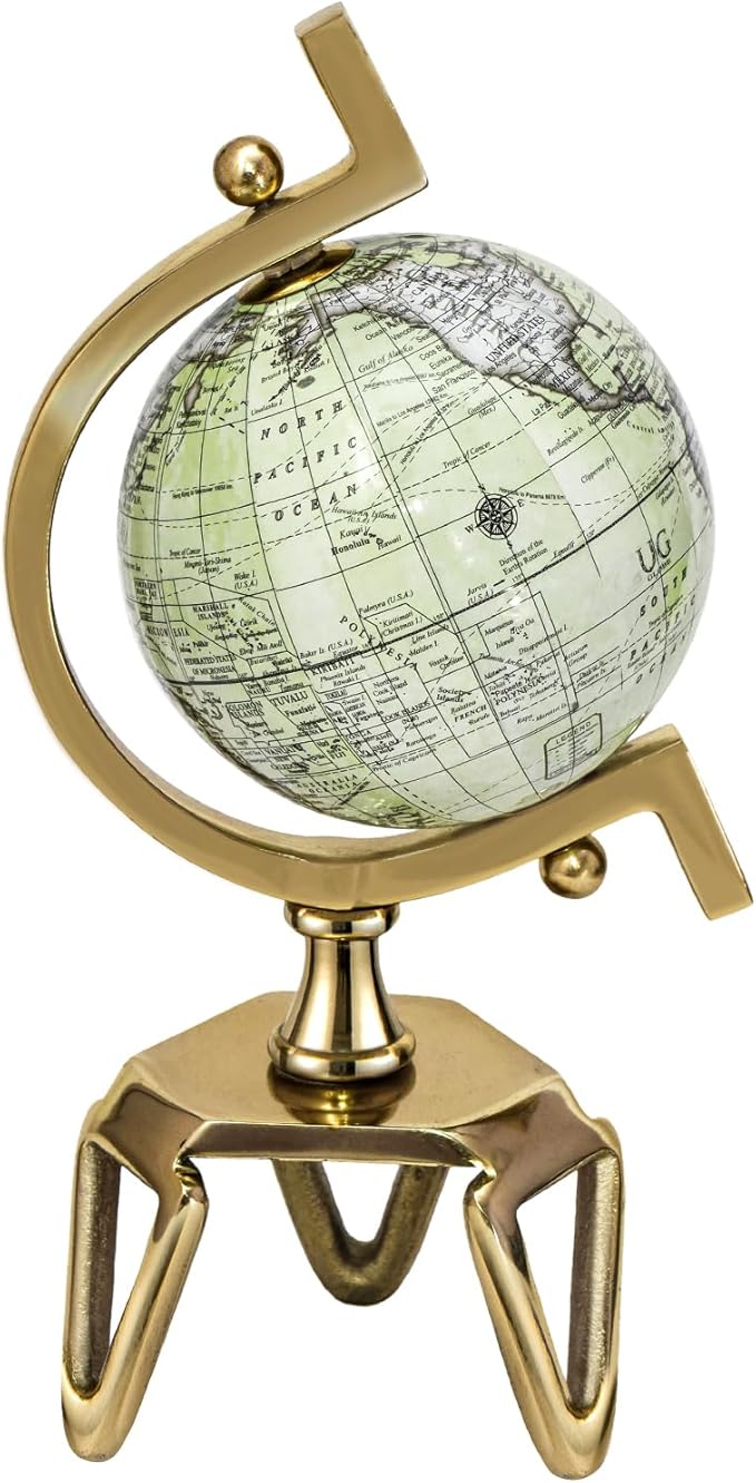 GYMAX Educational World Globe, 13cm/21cm/26cm Interactive Desktop Earth ...