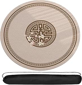 Amazon.com: Round Leather Mahjong Table Mat for Mahjong Poker Card ...