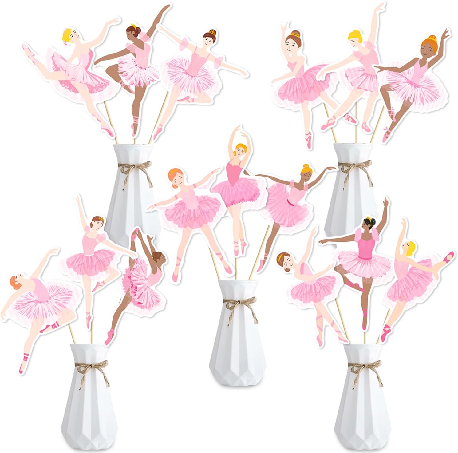 Amazon.com: Ballet Dance Centerpiece Sticks Ballerina Birthday Party ...