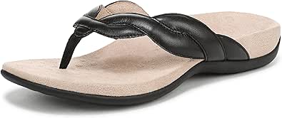 Amazon.com | Vionic Women's Bella Braid Thong Sandals Flip-Flop | Flats