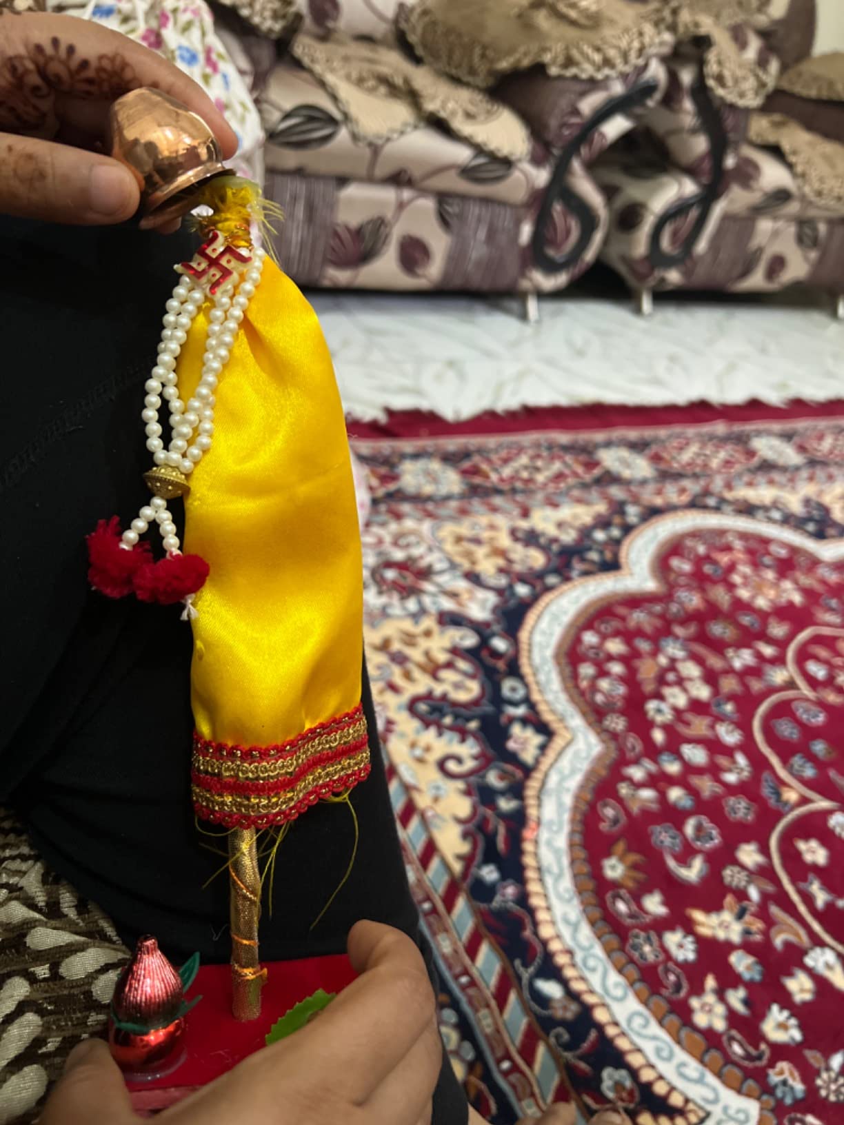 Buy Itiha® Yellow Gudi Showpiece for Gudi Padwa Return Gift ...