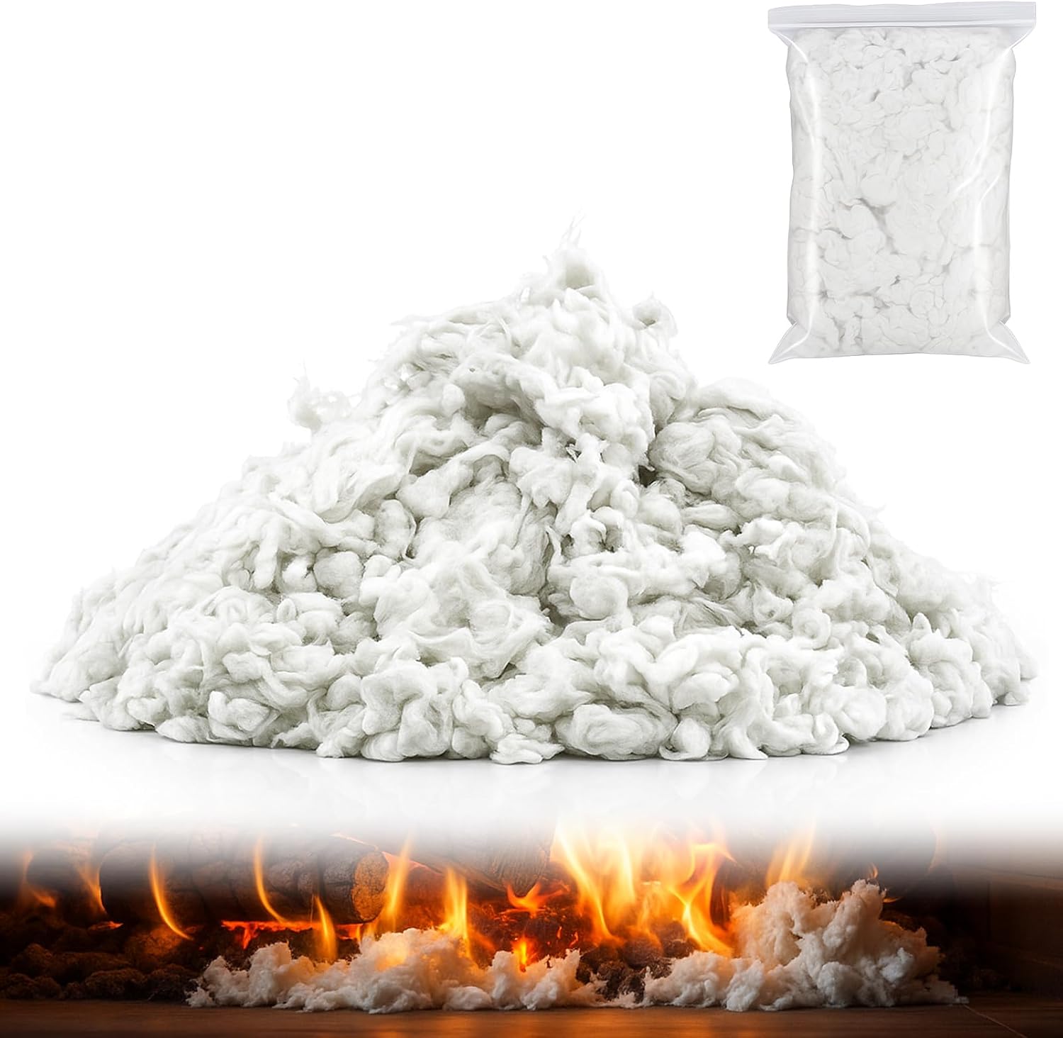 Amazon.com: Frienda 15 oz Glowing Embers Rock Crackling Ash for Gas ...