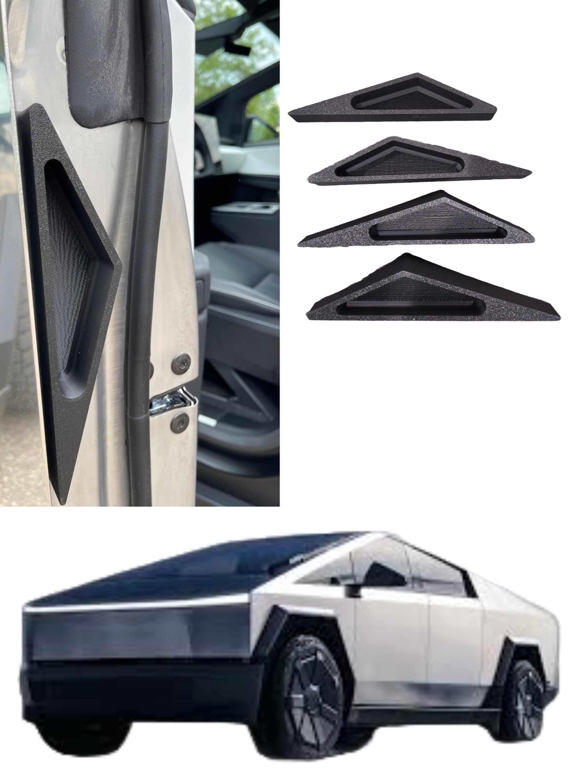 Amazon.com: Lucky's Fab Shop Cybertruck Fingerprint Free Door Handle ...