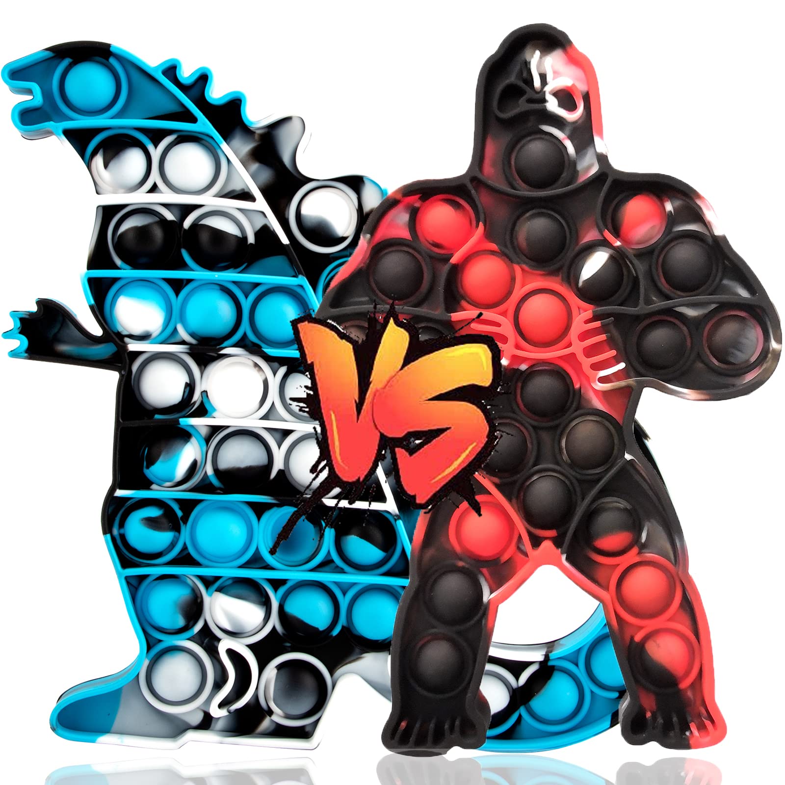 Buy 2 Giant Pop Fidget Toys Pack,Large Push Pop Bubble Sensory Popping ...