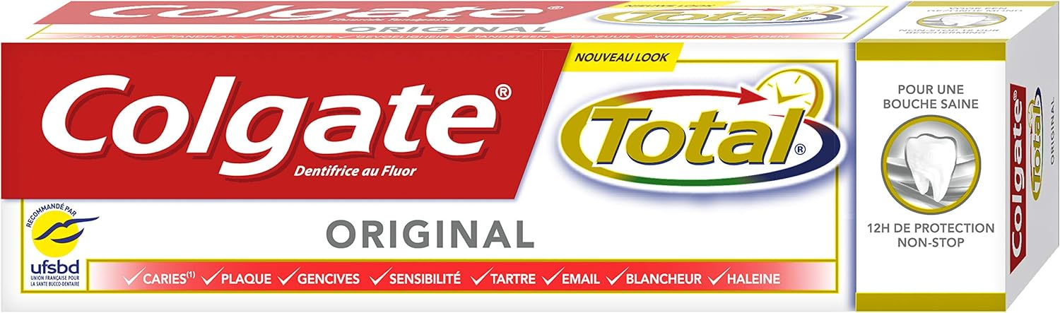 Colgate – Total Original Toothpaste – 75 ml – Pack of 5 : Amazon.co.uk ...