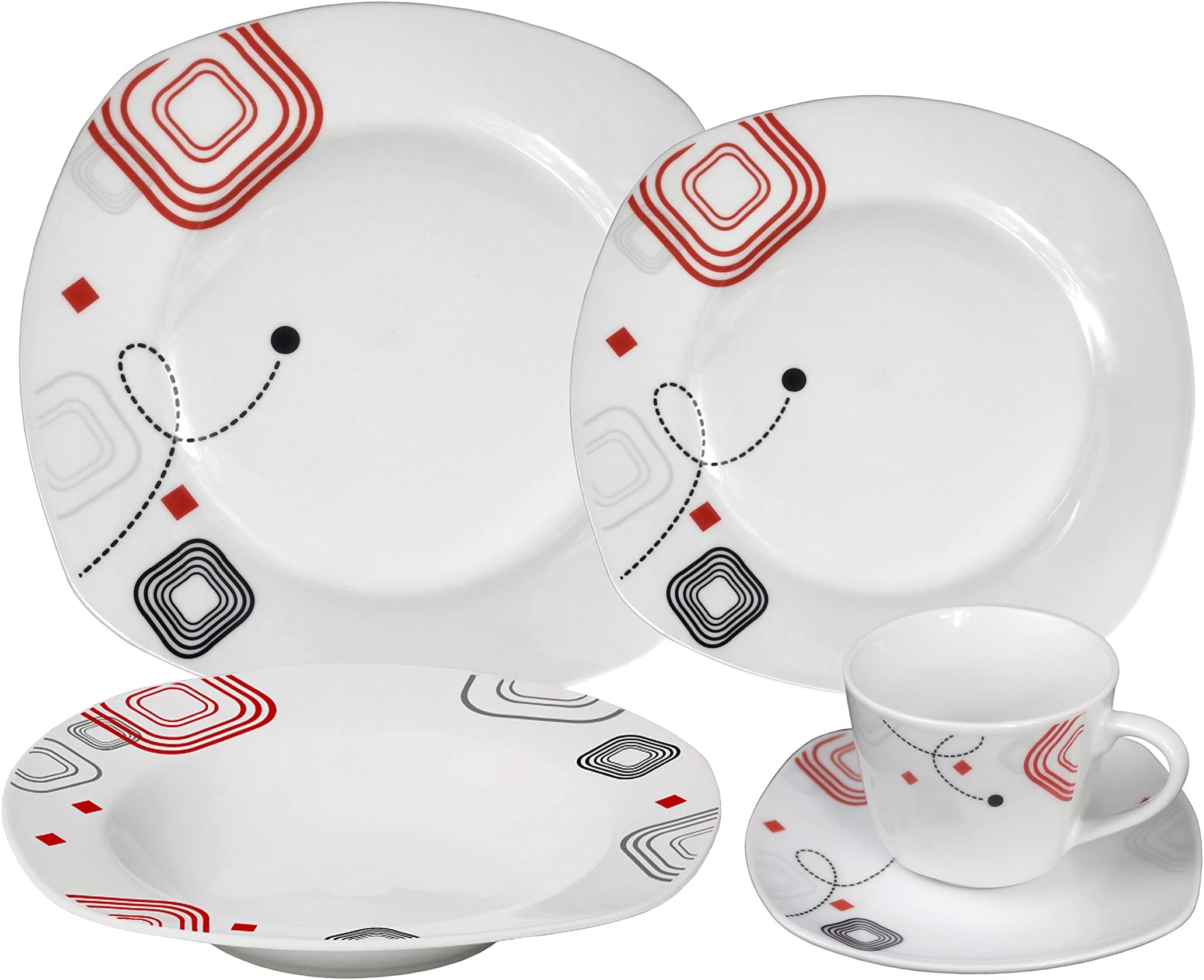 Geometric Dinnerware Sets at Kate Ogilvy blog