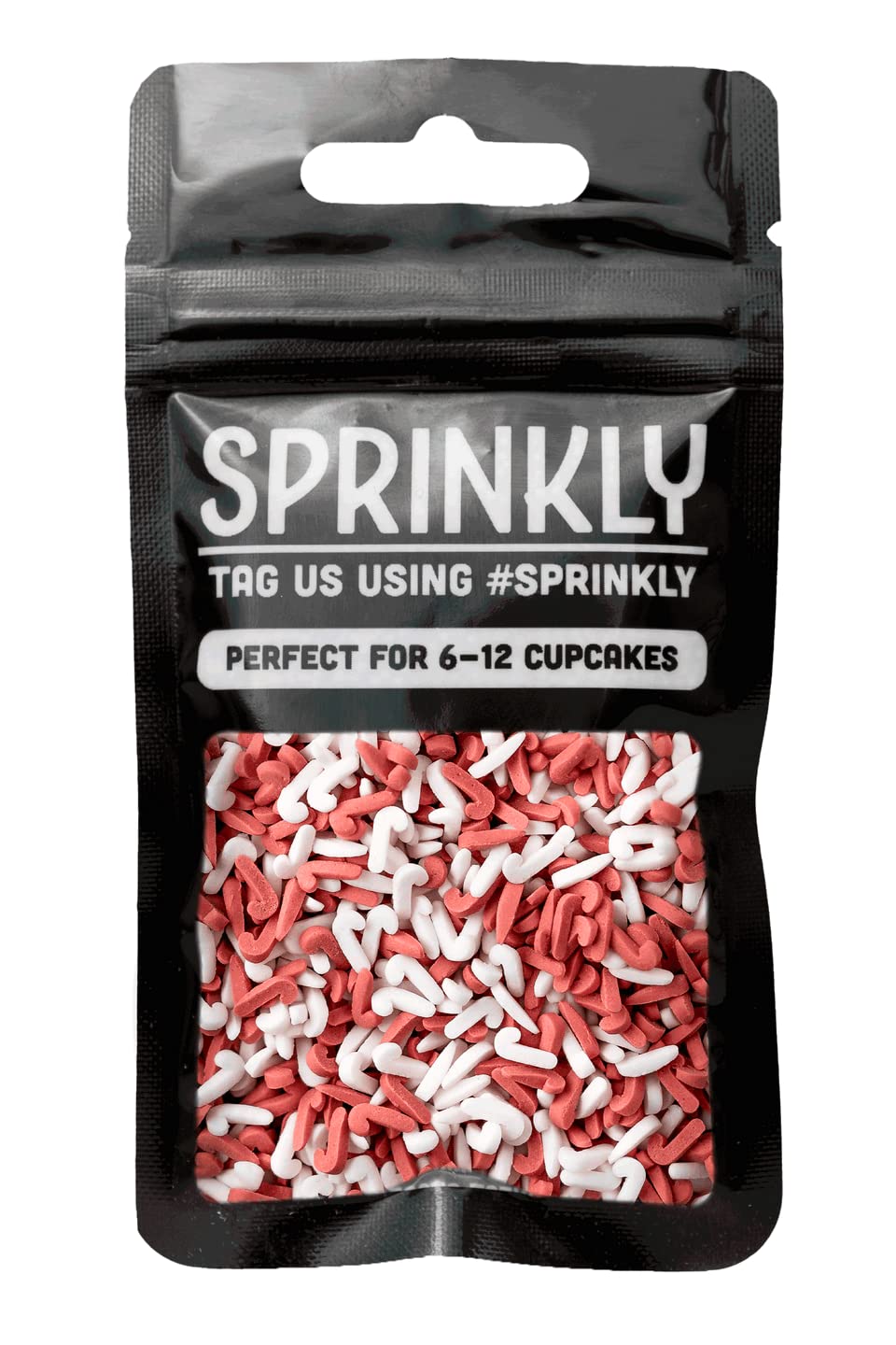 SPRINKLY - Sprinkle Shapes - Candy Canes (Christmas) - 25g : Amazon.co ...