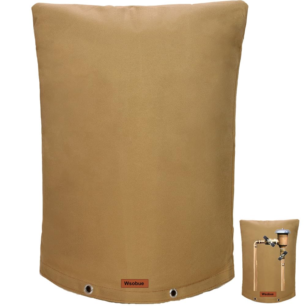 Wsobue Backflow Preventer Cover Insulated Pouch,Outdoor Pipe Insulation ...