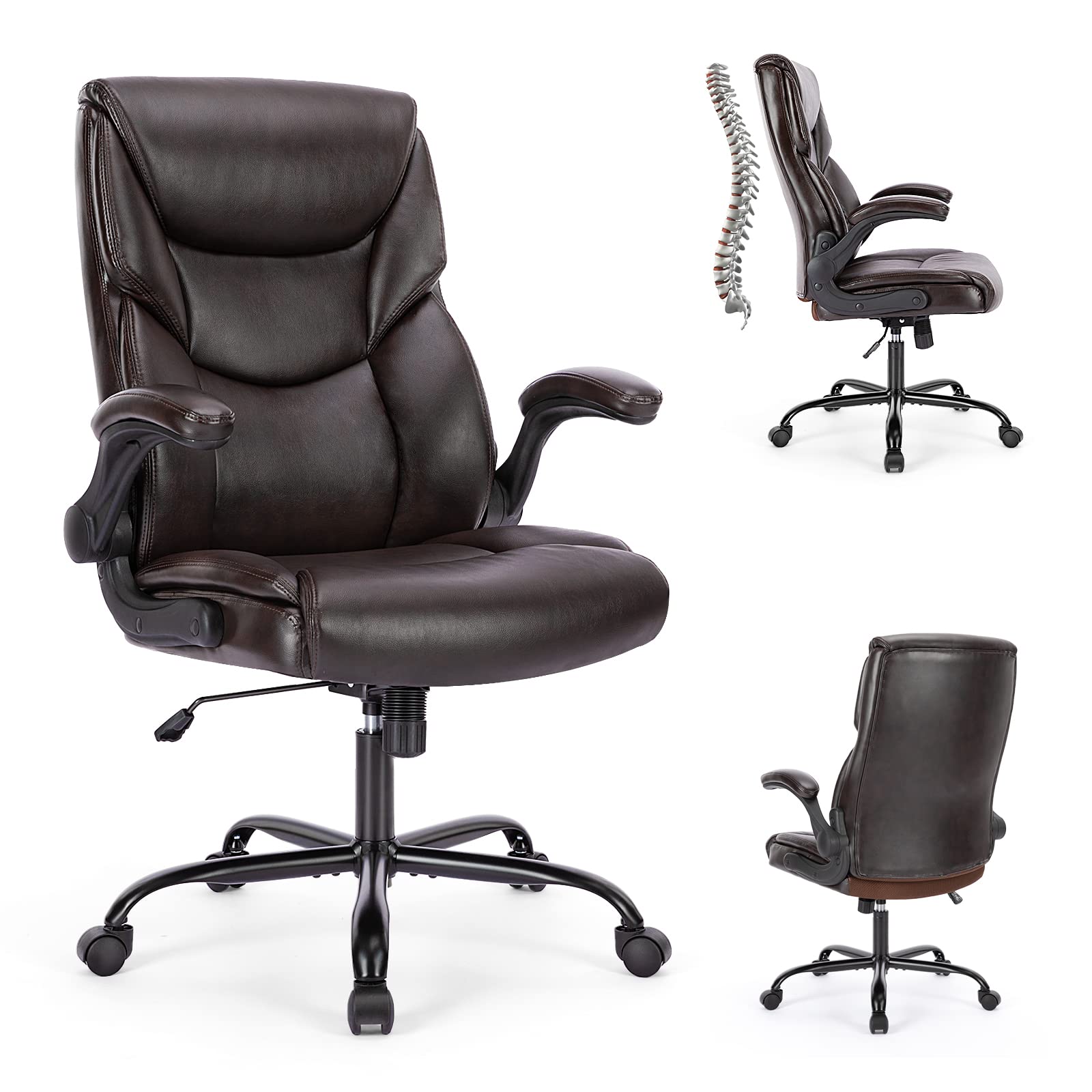 Snapklik.com : Office Desk Chair For Adults, High Back Computer ...