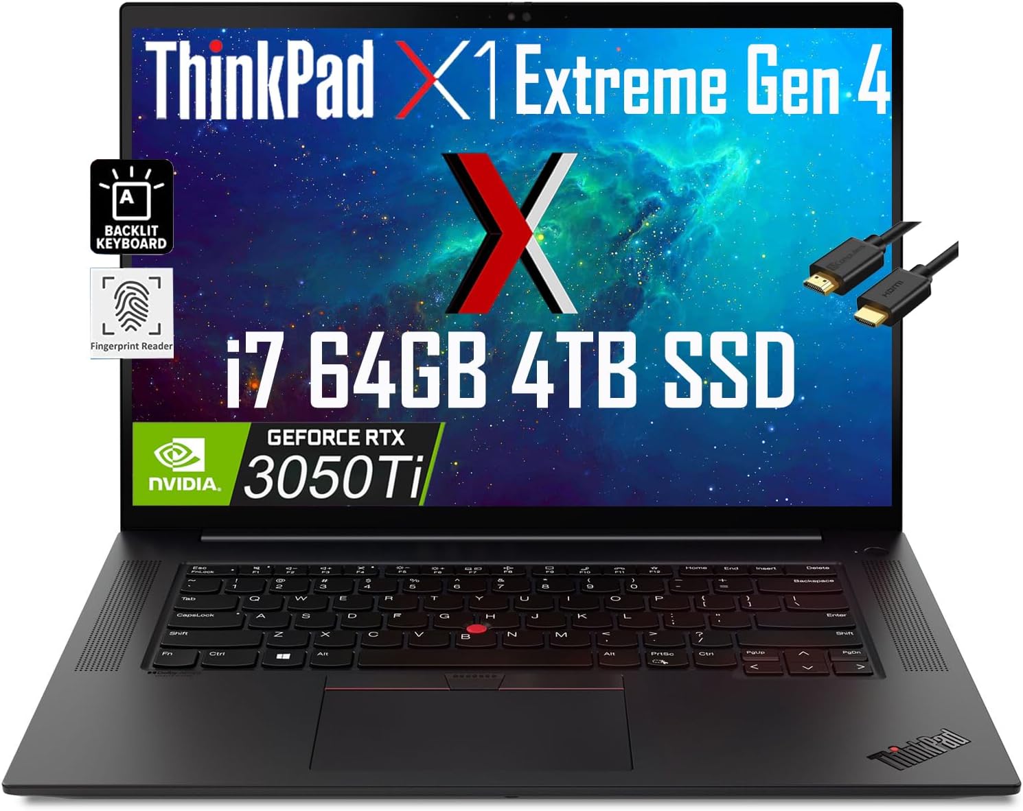 Amazon.com: Lenovo ThinkPad X1 Extreme Gen 4 16" 2K QHD (Intel Core i7 ...