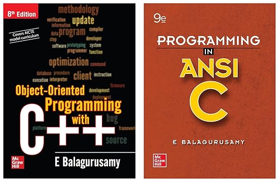 Buy Object Oriented Programming With C 8th Edition Ebalagurusamy And Programming In Ansi C