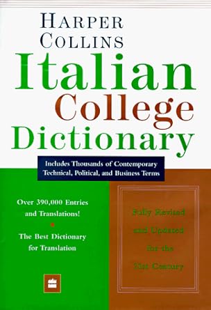 Amazon.com: Harper Collins Italian College Dictionary: 9780062752543 ...
