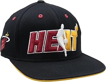 Amazon.com : NBA Miami Heat Official Draft Cap, Black/Red, S/M : Sports ...