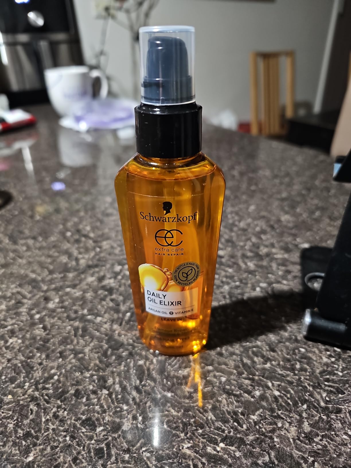 Schwarzkopf Extra Care Daily Oil Elixir, Hair Oil,contains argan oil ...