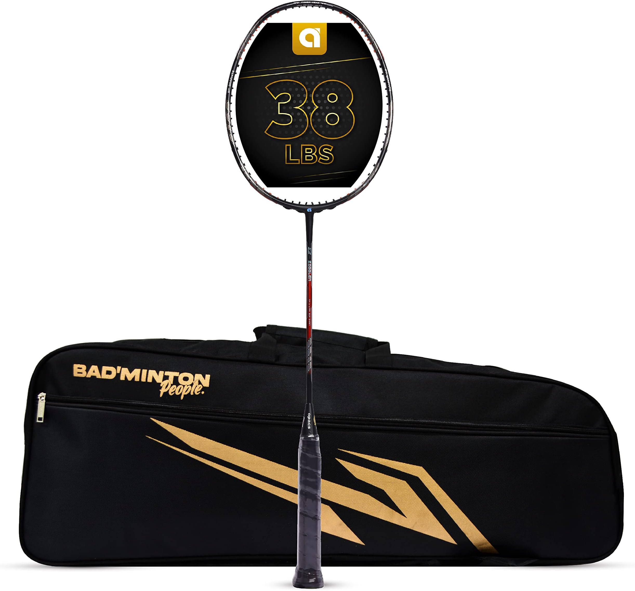 Buy Apacs Z-Ziggler Black Red Badminton Racket + Badminton People ...