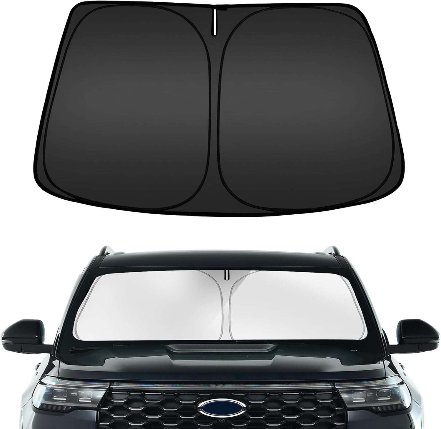 Amazon.com: ARISMOTOR Windshield Sun Shade for Ford Explorer 2020-2025 ...