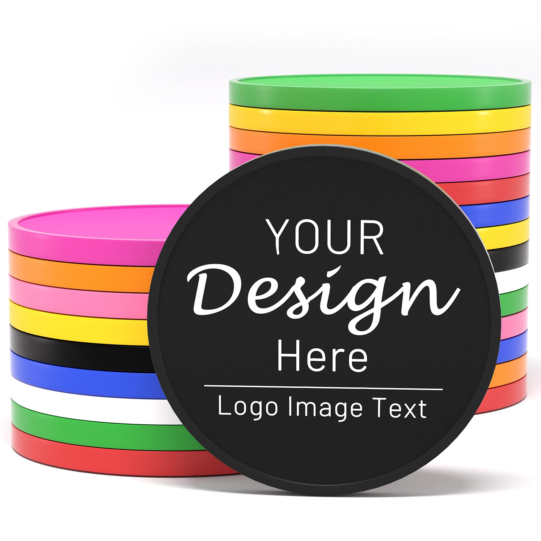 Logo Game 200-1000 Custom Plastic , Personalized Drink Token Chips ...