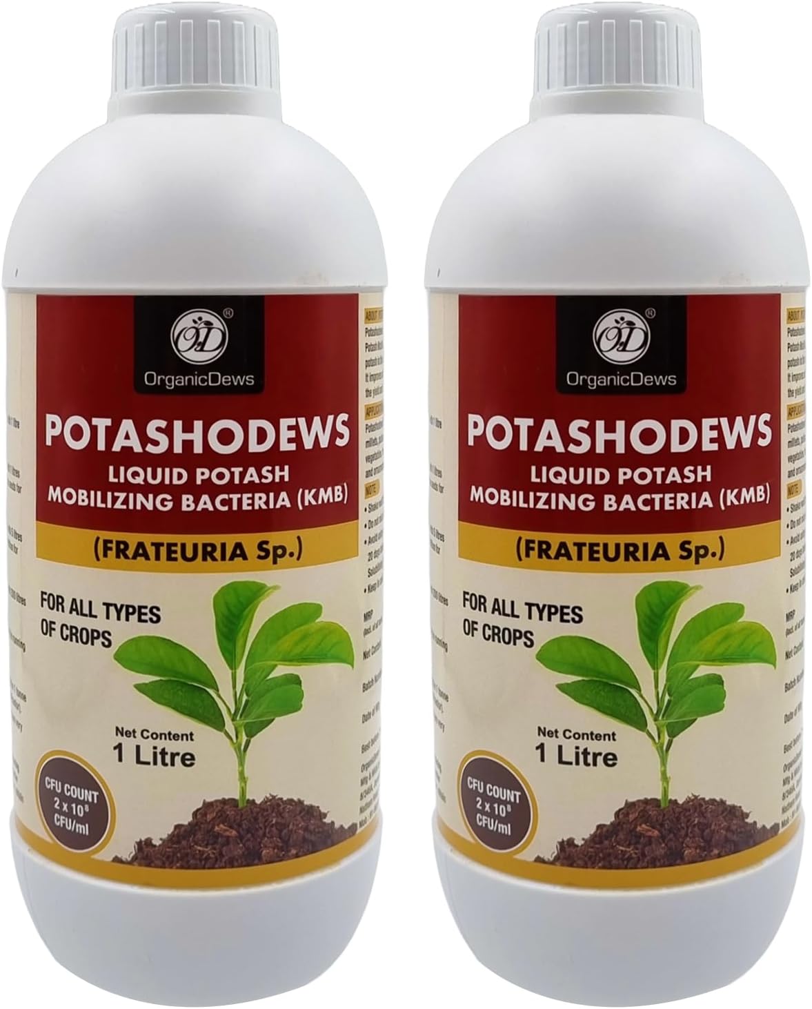 OrganicDews Bio Potash Mobilizing Bacteria KMB (2x10^8 CFU/ML) Bio ...