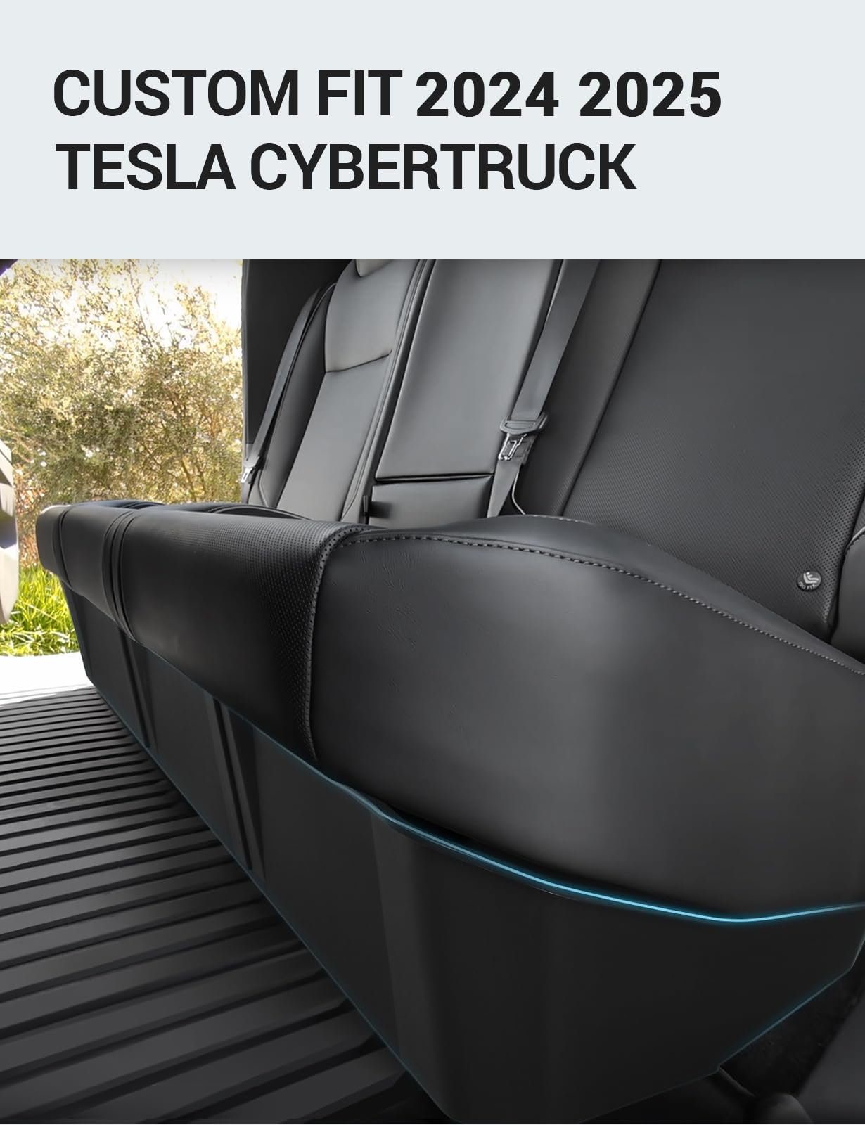 Snapklik.com : Motrobe Tesla Cybertruck Rear Underseat Storage Box ...