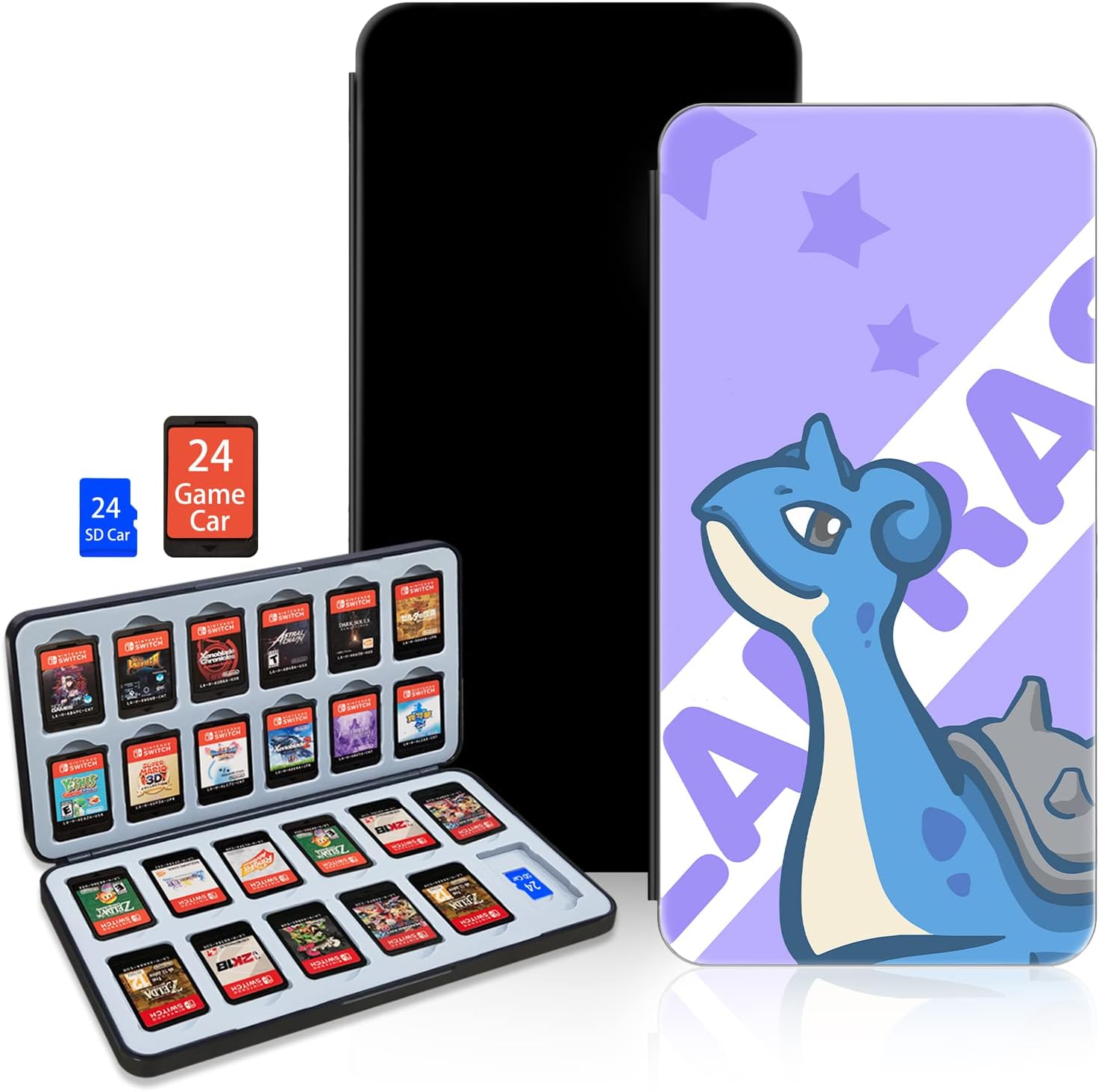 Amazon.com: HZYWDX 24-Slot Switch Game Case For Switch Game Card Or ...