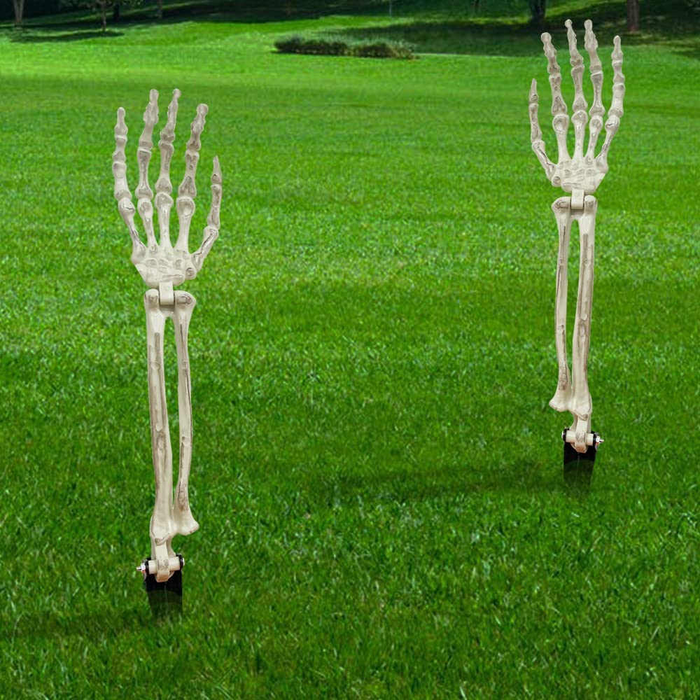 Snapklik.com : Wocst Realistic Looking Skeleton Stakes Severed Plastic ...