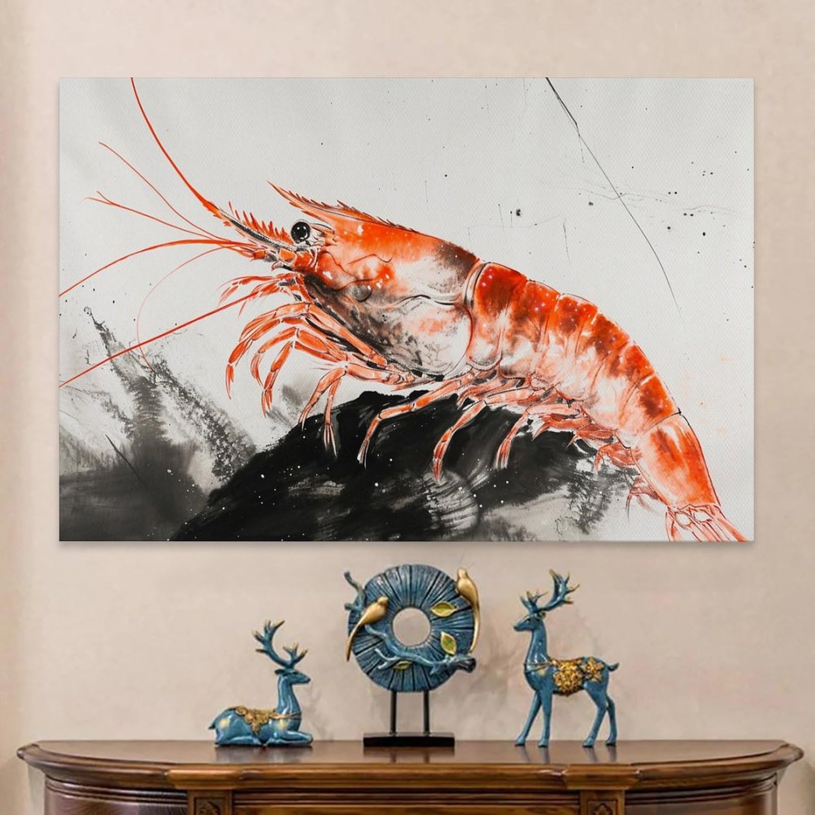 Shrimp Painting