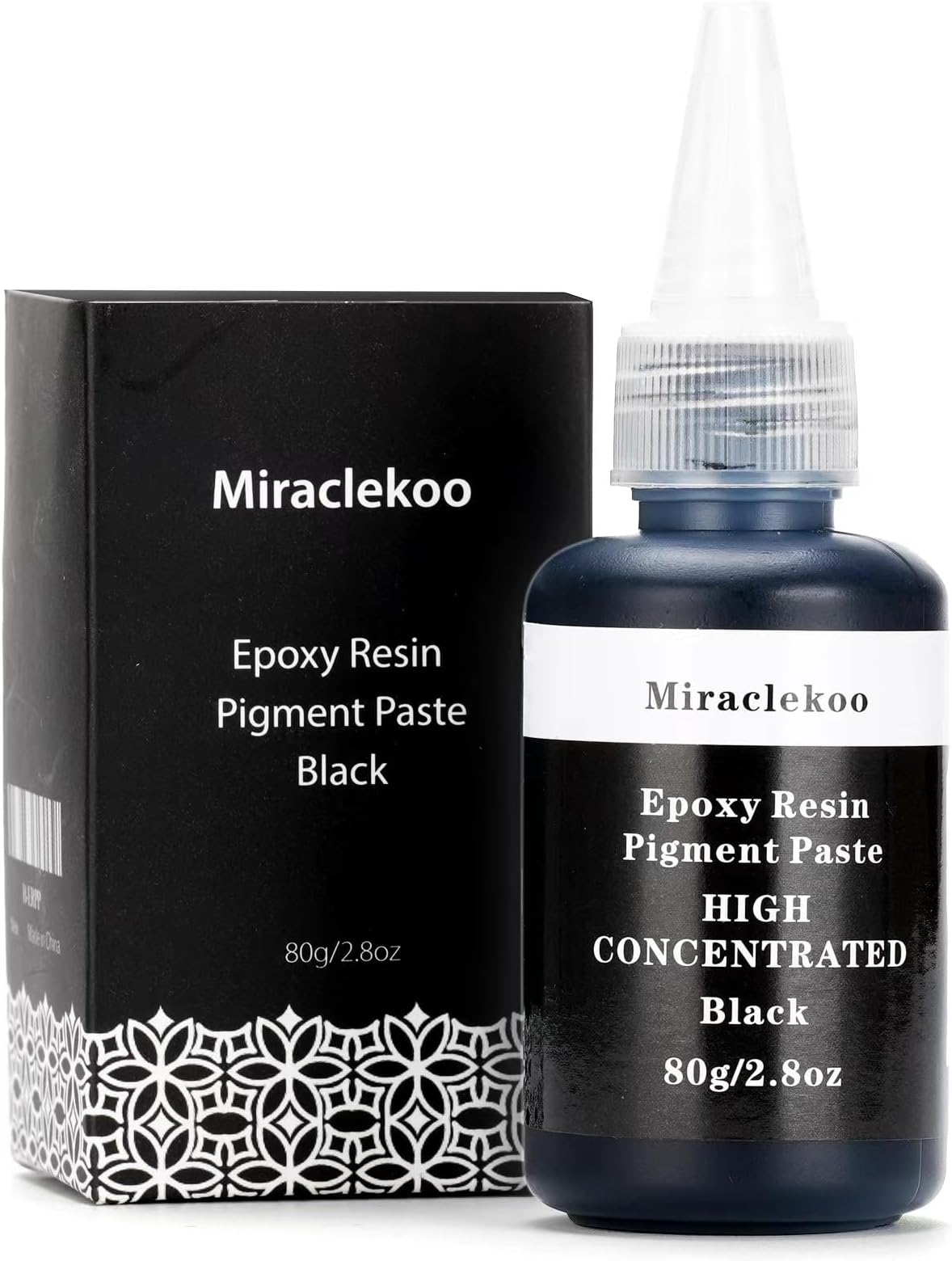 Amazon.com: Black Epoxy UV Resin Pigment - 4oz Black Liquid Epoxy Resin ...