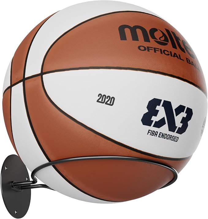 Amazon.com: susswiff Basketball Holder Wall Mount - Football Wall Mount ...