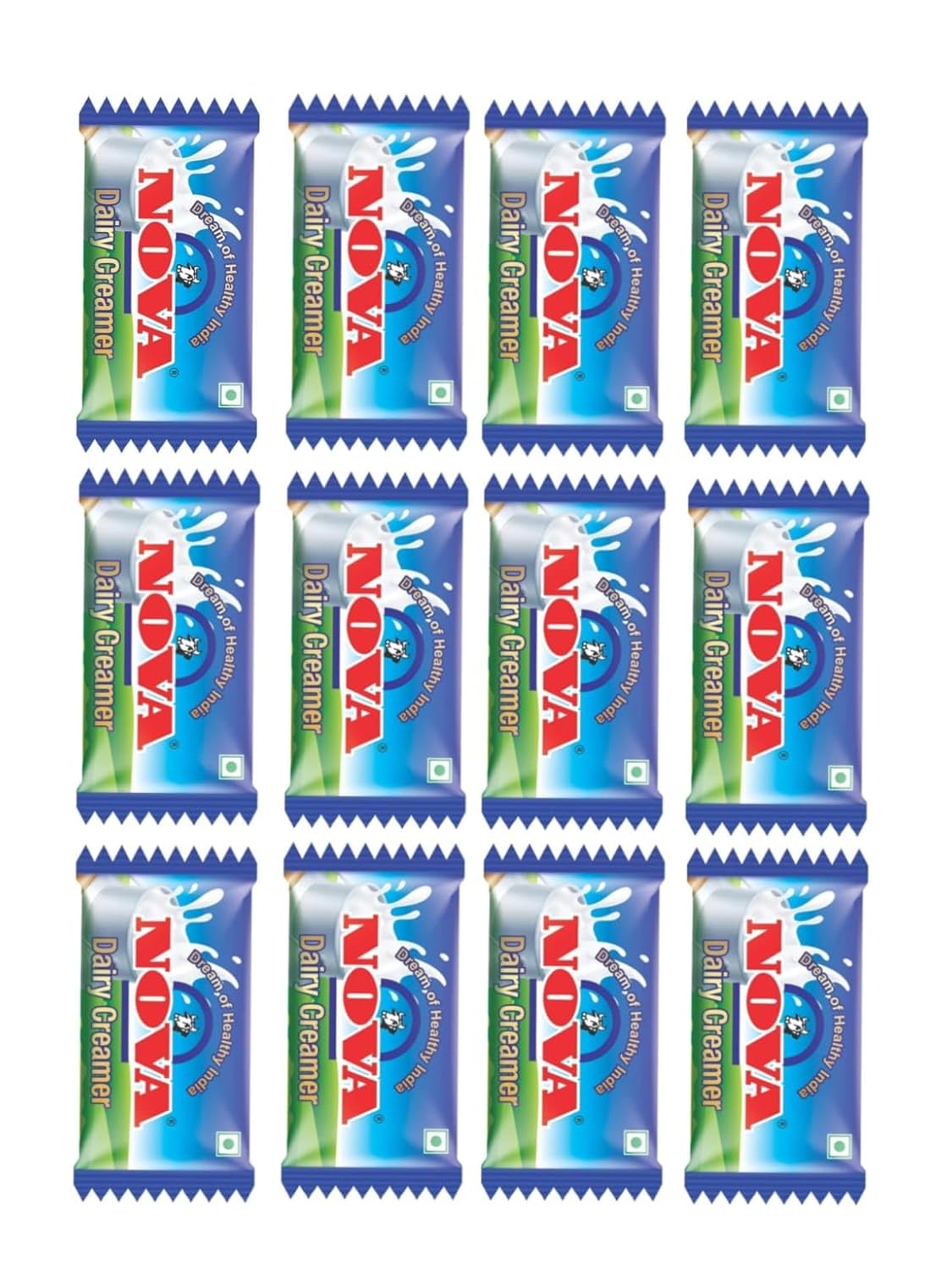 NEWRISE Nova Dairy Creamer (Milk) 3 Gram Sachet 200 Pcs | Milk Pouch ...