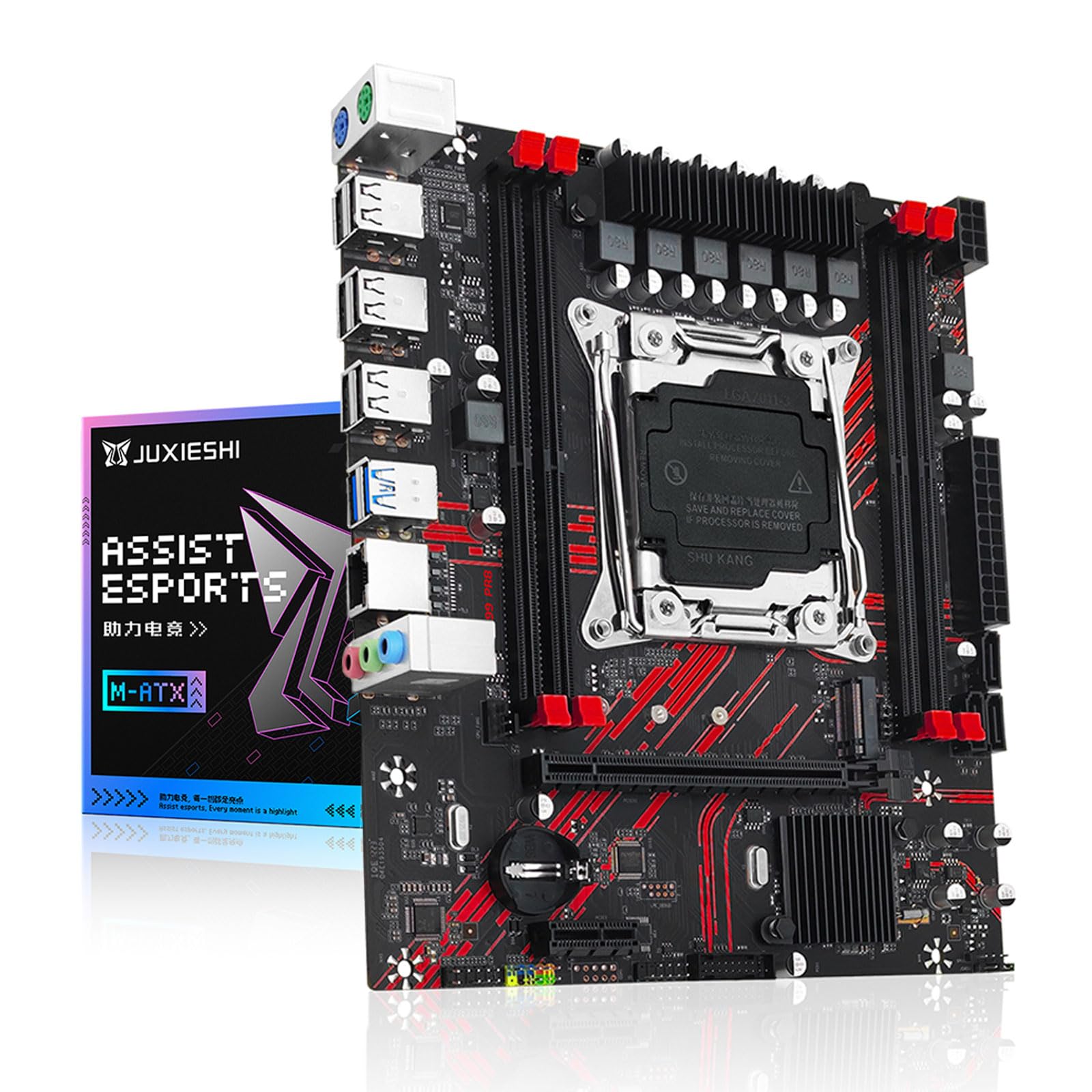 Amazon.com: JUXIESHI X99 PR8 Motheboard LGA 2011-3 with PCI-E 3.0, DDR3 Support MAX 128GB ECC ...