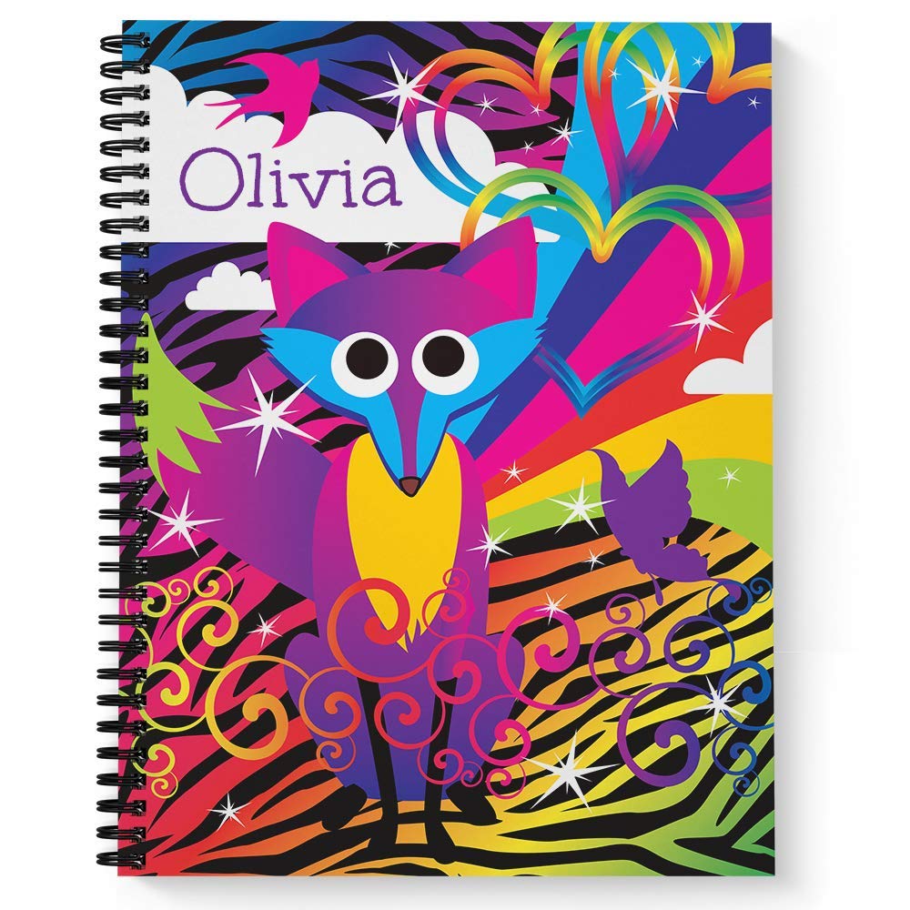 Amazon.com : Funky Fox Children's Personalized Notebook/Journal ...
