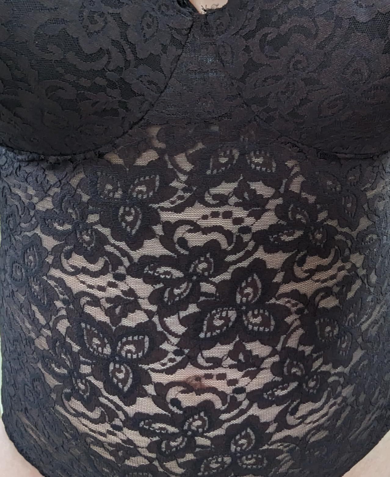 Bali Women's Lace 'N Smooth Firm-Control Lace Body Shaper with Built-In ...