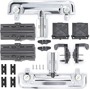 Amazon.com: W10712394 Dishwasher Upper Rack Adjuster Kit with W10508950 ...