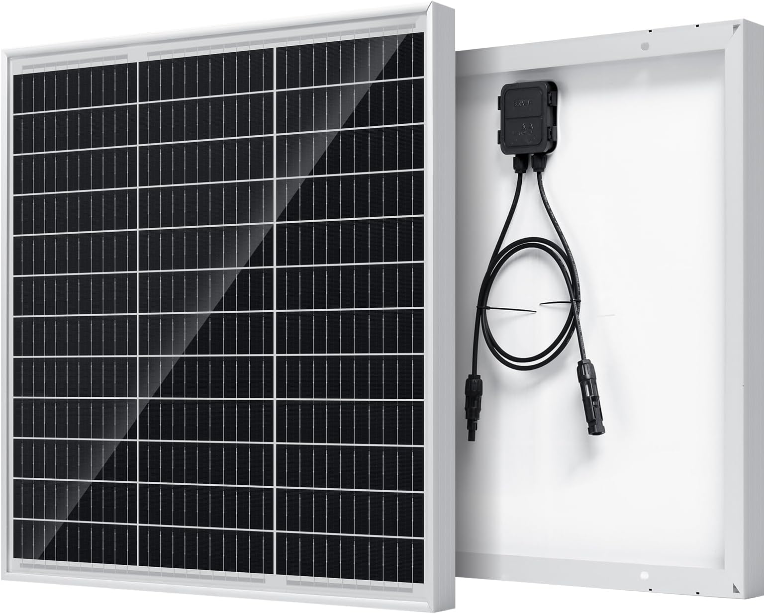 Amazon.com : High Efficiency Monocrystalline 40W Solar Panel for ...