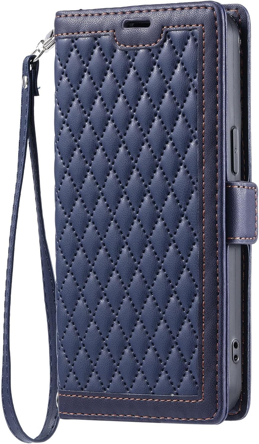 Wuhaizher for Sony Xperia 10 VII Case Geometric Leather Flip Folio Book ...