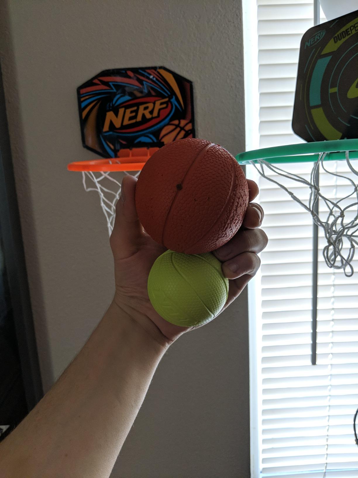 Amazon.com: Nerf Sports Dude Perfect Mini PerfectShot Hoop : Toys & Games
