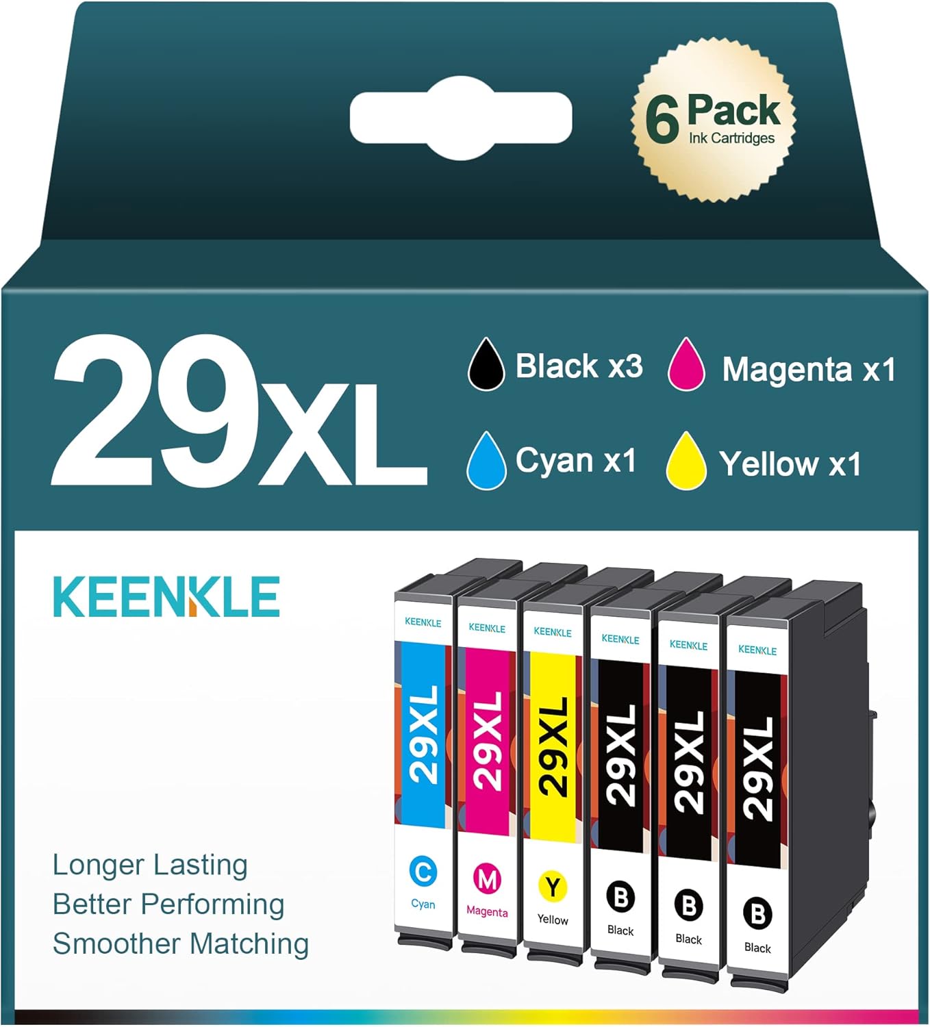Multipack 29XL Cartouche d'encre Compatible pour Epson 29XL pour Expression Home XP-342 XP-332 ...