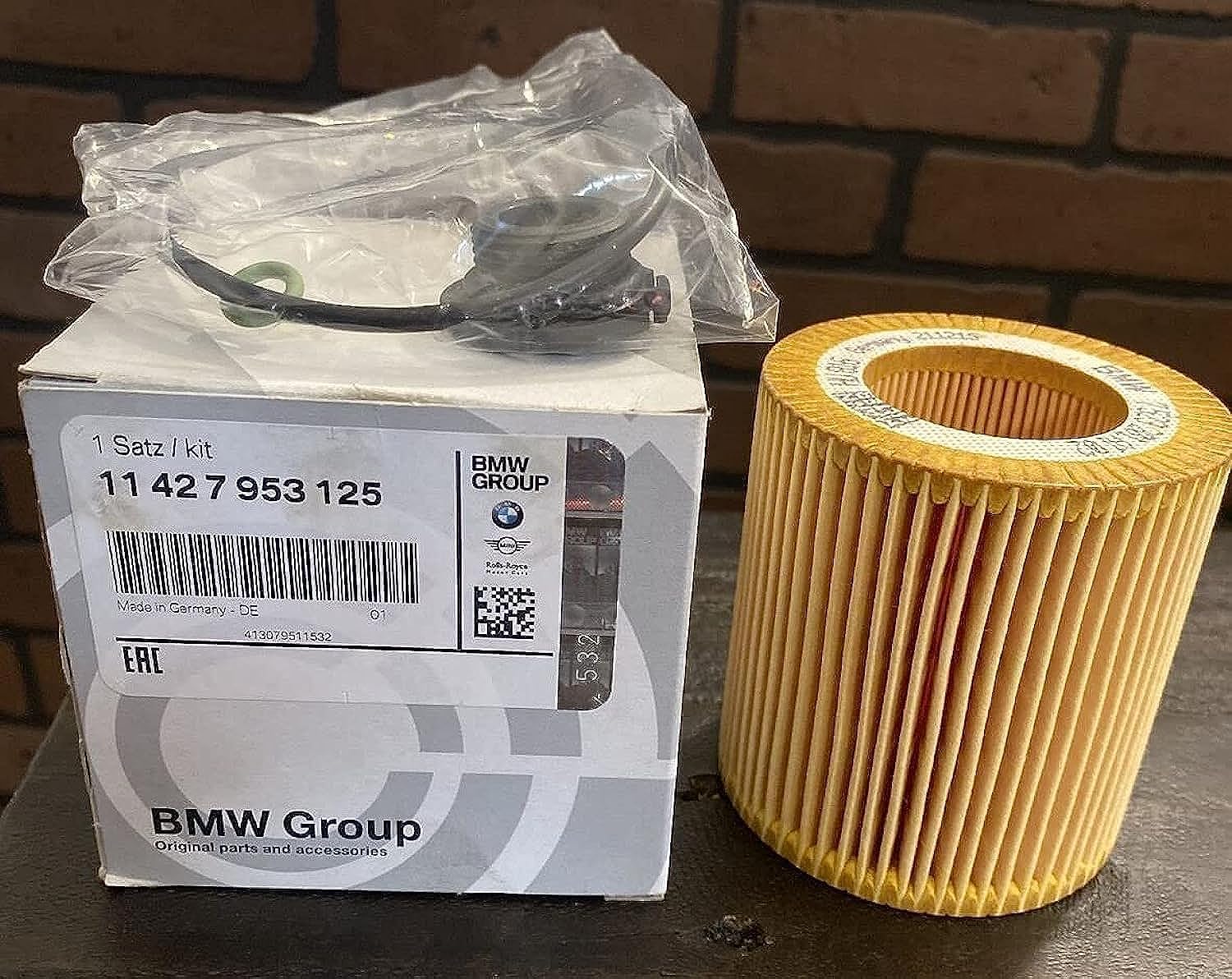 Amazon.com: BMW 11427953129 Set Oil Filter Element : Automotive
