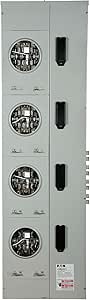 Eaton 37MM420R12 3-Phase Commercial Meter Stack Module 7 Jaw 4 Socket ...