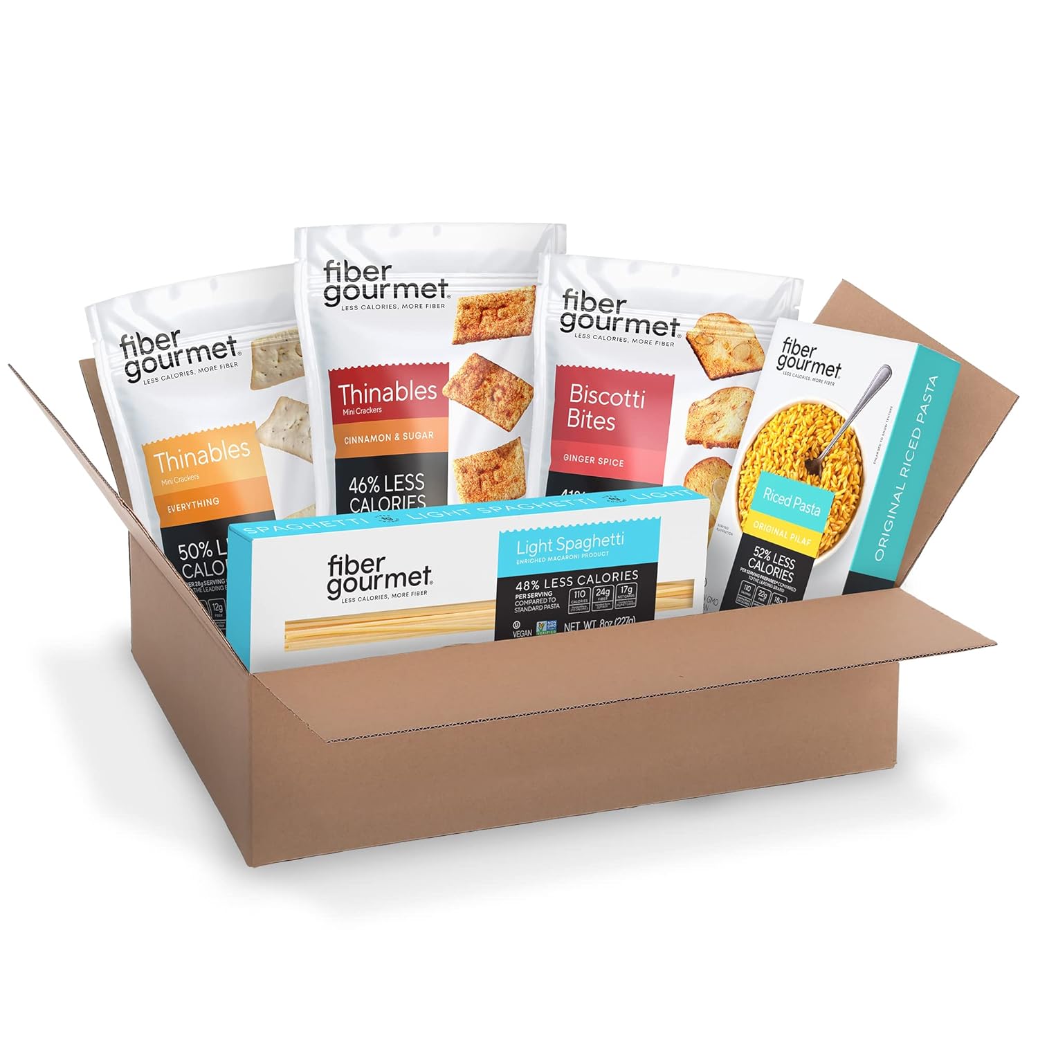Amazon.com: Fiber Gourmet Holiday Variety Pack - Pasta & Snacks Variety ...