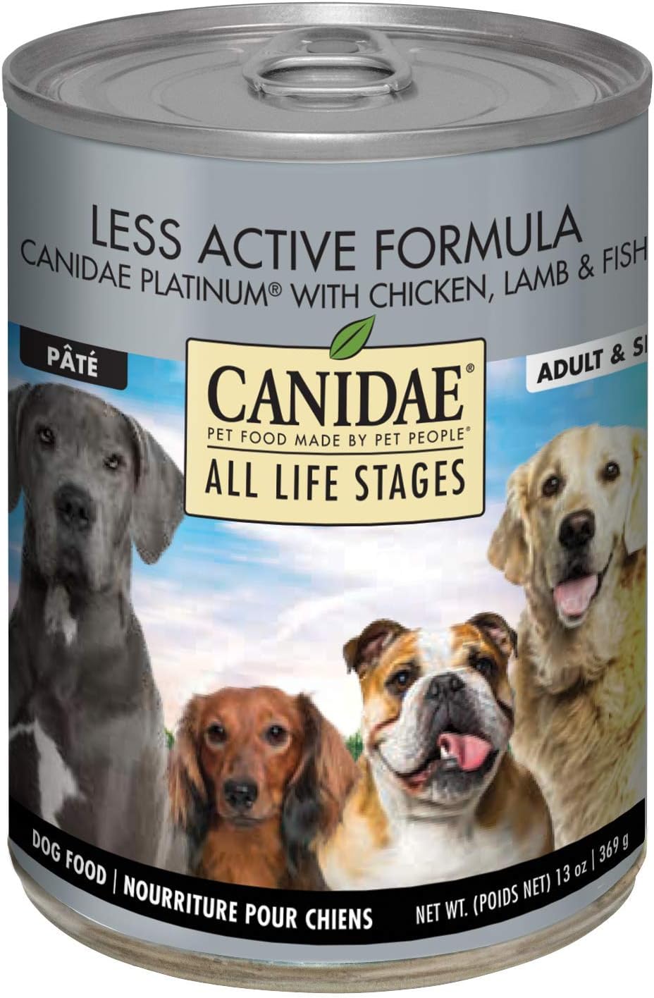 Canidae All Life Stages Premium Wet Dog Food for Less Active Dogs, All ...