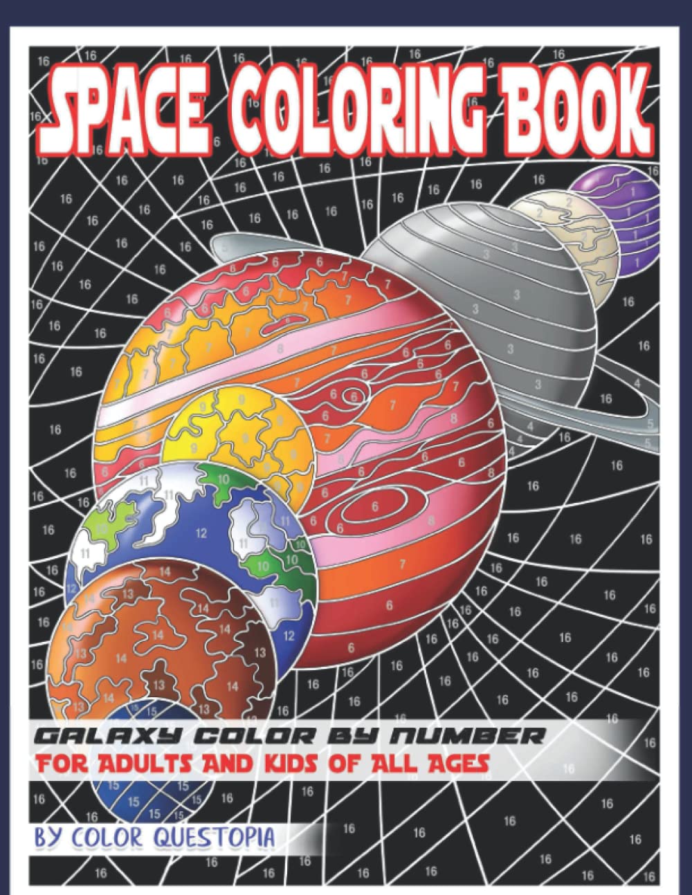 Color By Number Planets